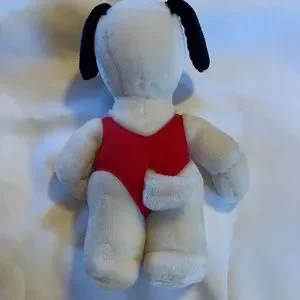 Peanuts | Toys | Vintage Y2k 98s 80s Plush Snoopy In Red Aerobics ...